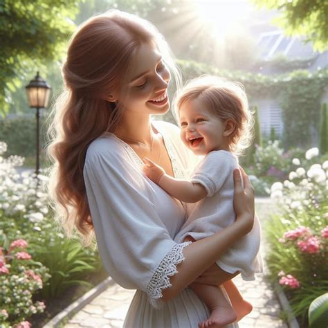 Premium Photo Happy Mothers Day Generative Ai Images