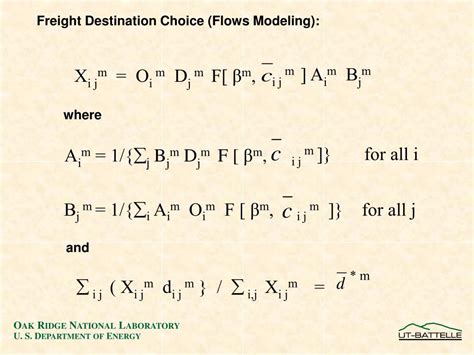 Ppt Regional Routing Model Review C Model Formulation And Scenario