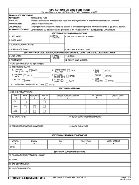 2016 2025 Form Fort Hood Fh 715 1 Fill Online Printable Fillable Blank Pdffiller 2016 2025 Form Fort Hood Fh 715 1 Fill Online Printable Fillable Blank Pdffiller