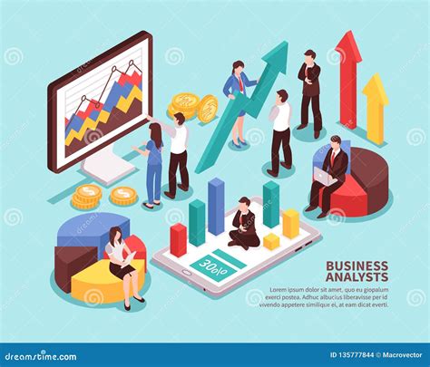 Business Analyst Concept Stock Vector Illustration Of Discussion