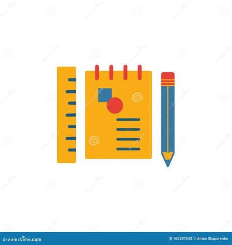 Sketching Icon Simple Flat Element From Design Ui And Ux Collection Stock Illustration