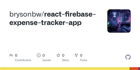 github brysonbw react firebase expense tracker app