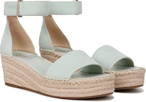 Franco Sarto Womens Pela Espadrille Wedge Sandal Green 5m