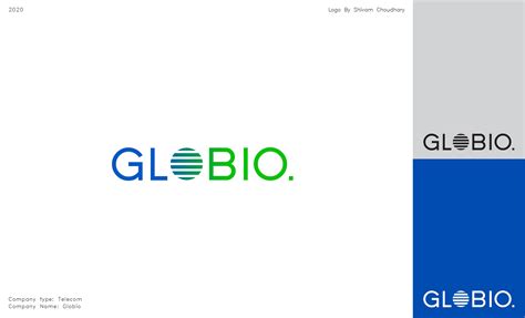 Globio Logo Telecom Company Logo Design Logo Cool Logo