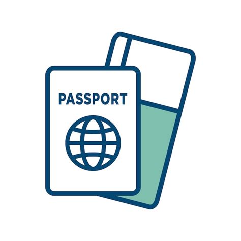 Premium Vector Passport Icon Vector Design Template In White Background