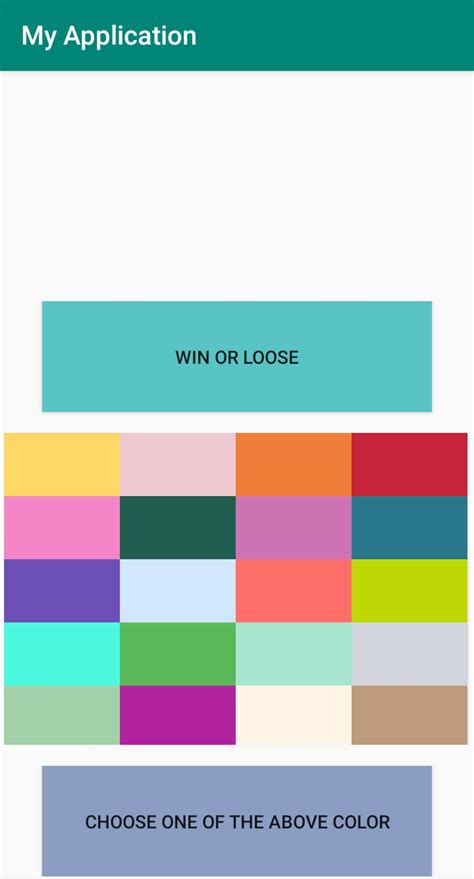 Android Random Color Generator On Phone Shake Stack Overflow