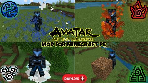 Avatar The Last Airbender Mod For Minecraft Pocket Edition Avatar Add On For Mcpe Youtube
