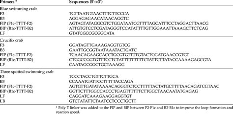 The Primers Used In This Study Download Scientific Diagram