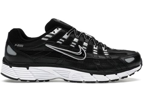 Nike P 6000 Black White Metallic Silver Mens Cd6404 026 Us