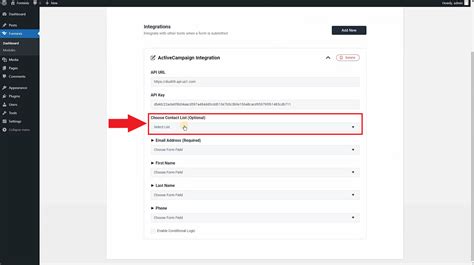 How To Connect Activecampaign With Wordpress Form Forminix
