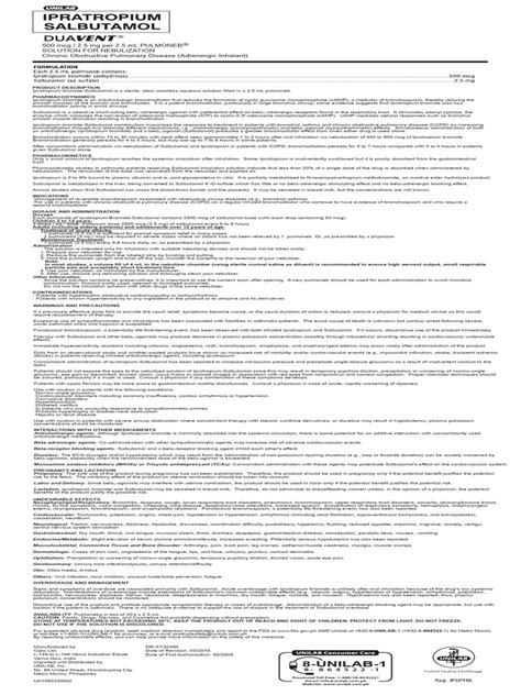 Duavent Pdf Medical Specialties Clinical Medicine