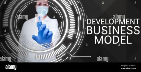 Text Caption Presenting Development Business Model Internet Concept Rationale Of How An
