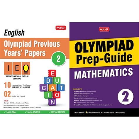 Buy Mtg English Ieo Olympiad Previous Years Papers With Mock Test