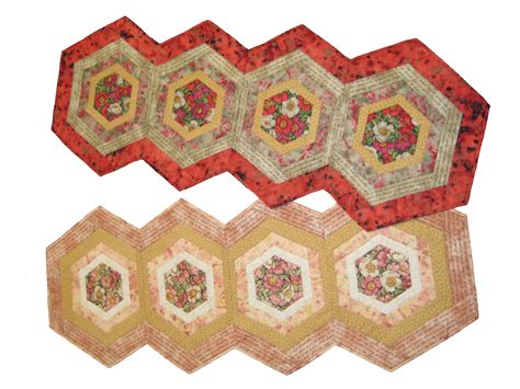 Hexagonal Table Runner Pattern Pdf Instant Download Etsy