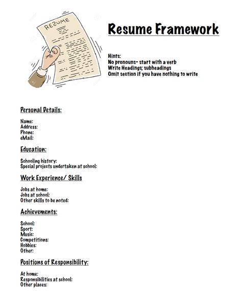 Resume Framework The Creative Station
