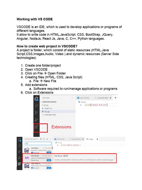Vs Code Web Development Guide Pdf Uniform Resource Identifier