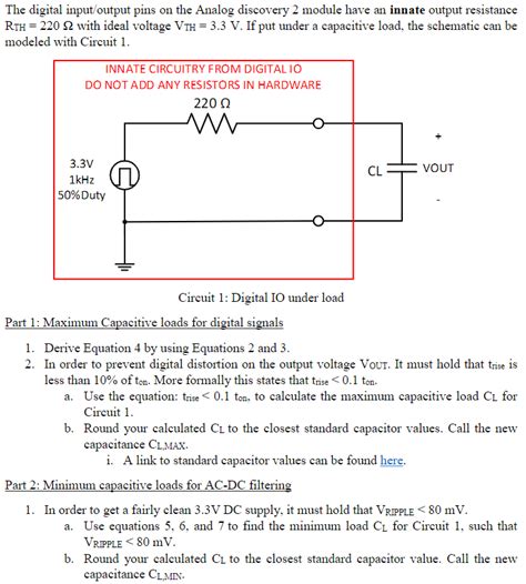 Solved The Digital Inputoutput Pins On The Analog Discovery