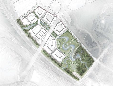 Å Rum Och översvämningsbar Naturpark Urbio Landskapsarkitektur Landskap Arkitektur