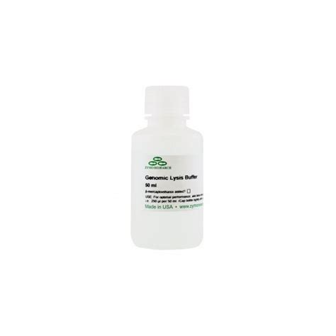 Zymo Research Genomic Lysis Buffer 50 Ml Zd3004 1 50 Zoro