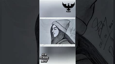 Girl With Cap Drowing Easy Ideas For Beginners Pencildrawing Ideas Beginners