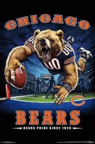 Chicago Bears Bears Pride Since 1920 Nfl Theme Art Poster Liquid