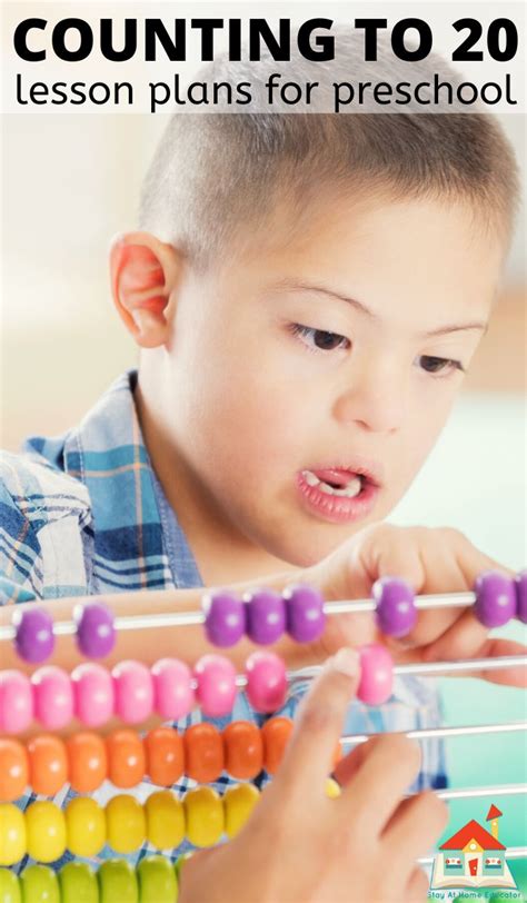 Counting To 20 Lesson Plans For Preschoolers Stay At Home Educator