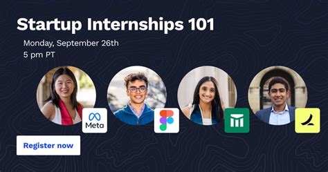 Startup Internships 101 Startup Search
