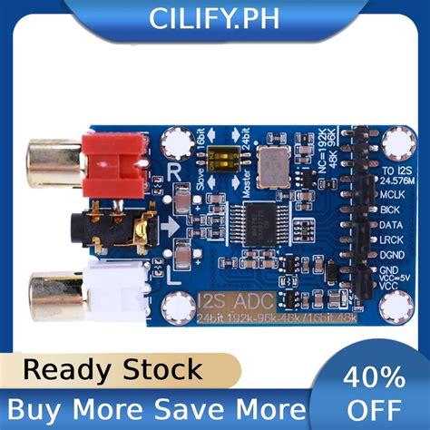 I2S ADC Audio I2S Capture Card Module Master Slave Mode Development Board Shopee Philippines