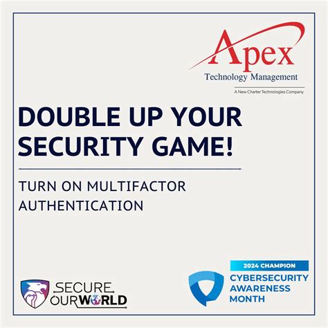 Multifactorauthentication Mfa Cybersecurity Cybersecurityawarenessmonth Secureourworld