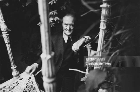 Portrait Of Architect Sir High Casson In The Roof Garden Of The Rca