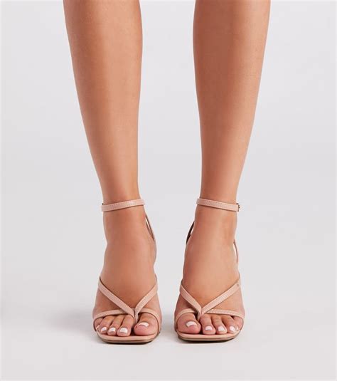 Keep It Eye Catching Strappy Heels Nude Strappy Heels Strappy Heels