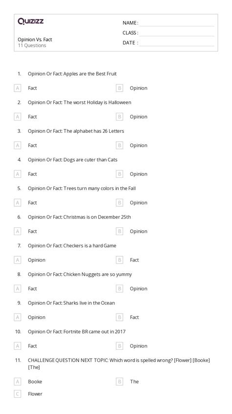 50 Opinion Writing Worksheets For 1st Grade On Quizizz Free And Printable