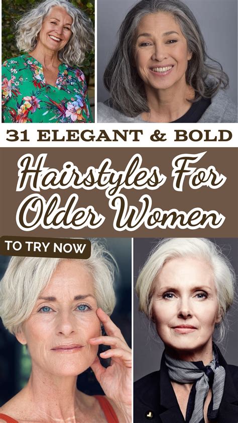 31 Elegant Hairstyles For Older Women With Style Older Women