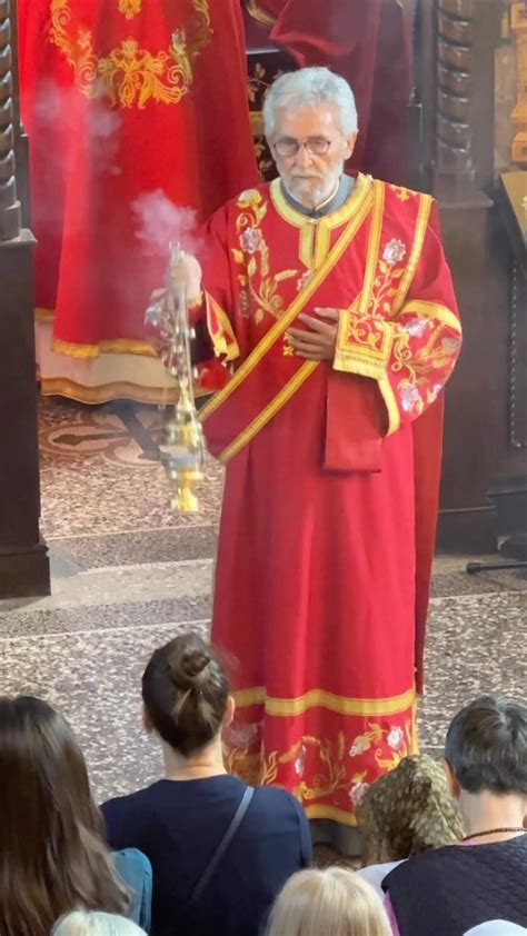 Храм Светог Георгија Пречасни протођакон Радомир Перчевић служио је данас у нашем храму у коме