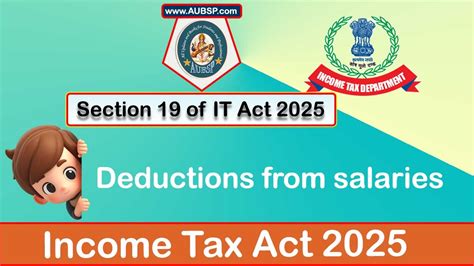 Income Tax Act 2025 Section 19 For Tax Year 2026 27 Aubsp