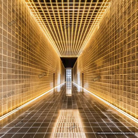 Ai创作图反光的地砖 金色长廊建筑 展览馆竹编过道 建筑空间光照 现代建筑内部环境 佛顶宫回廊 透光过道 走廊格子影子 现代风格长廊 室内走道室内走廊 大型通道走廊背景 光影通道 公共建筑走廊