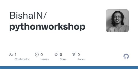 Github Bishalnpythonworkshop