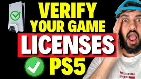 How To Verify Your Game Licenses On PS5 YouTube