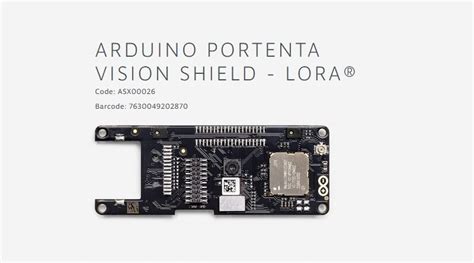 arduino portenta vision shield lora® iotbyhvm