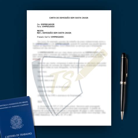 Modelo De Demissao Sem Justa Causa