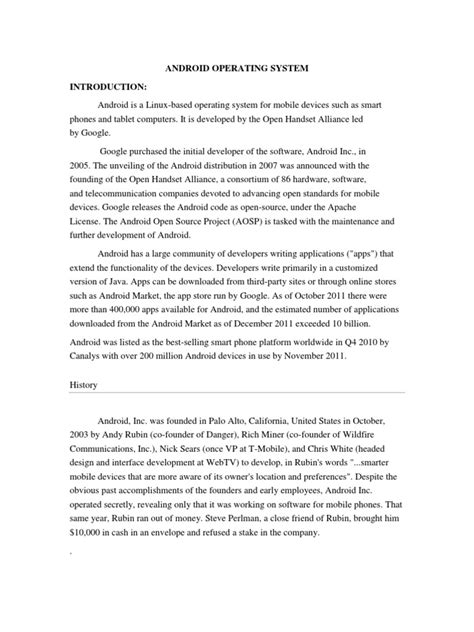 android operating system download free pdf android operating