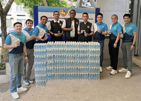 Krungthai กรุงไทย ส่งมอบน้ำดื่ม 1 000 ขวด สนับสนุนภารกิจกรมโยธาธิการและผังเมือง กระทรวงมหาดไทย