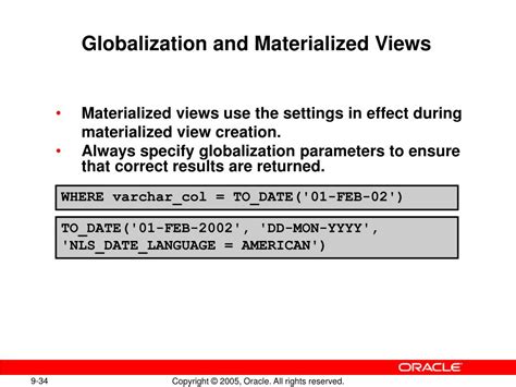 ppt materialized views powerpoint presentation free download id