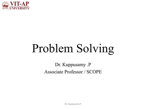 Problem Solving Using Programming Ppt Free Download