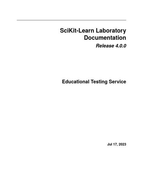 scikit learn laboratory readthedocs io en latest pdf
