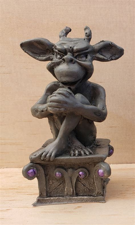 Small Gargoyle Statue Etsy