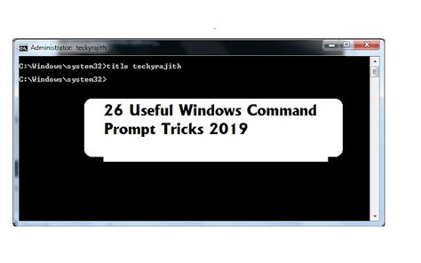 Useful Windows Command Prompt Tricks You Might Not Know