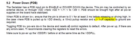 DS UB Q Capacitor When Directly Connected To VDD Interface Forum Interface TI E E