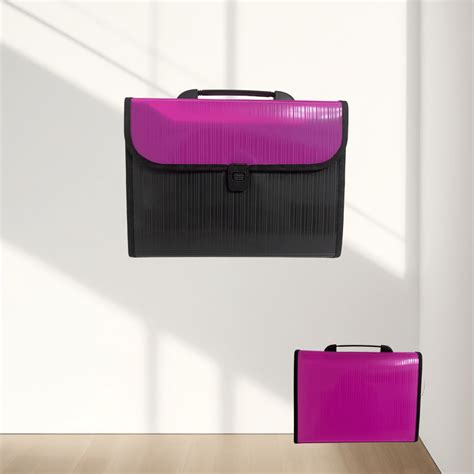 1pc Multi Layer Handheld Accordion Bag With 13 Compartments For Documents High Capacity Exam