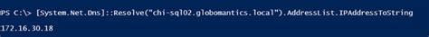 powershell problem solver ip resolution tricks